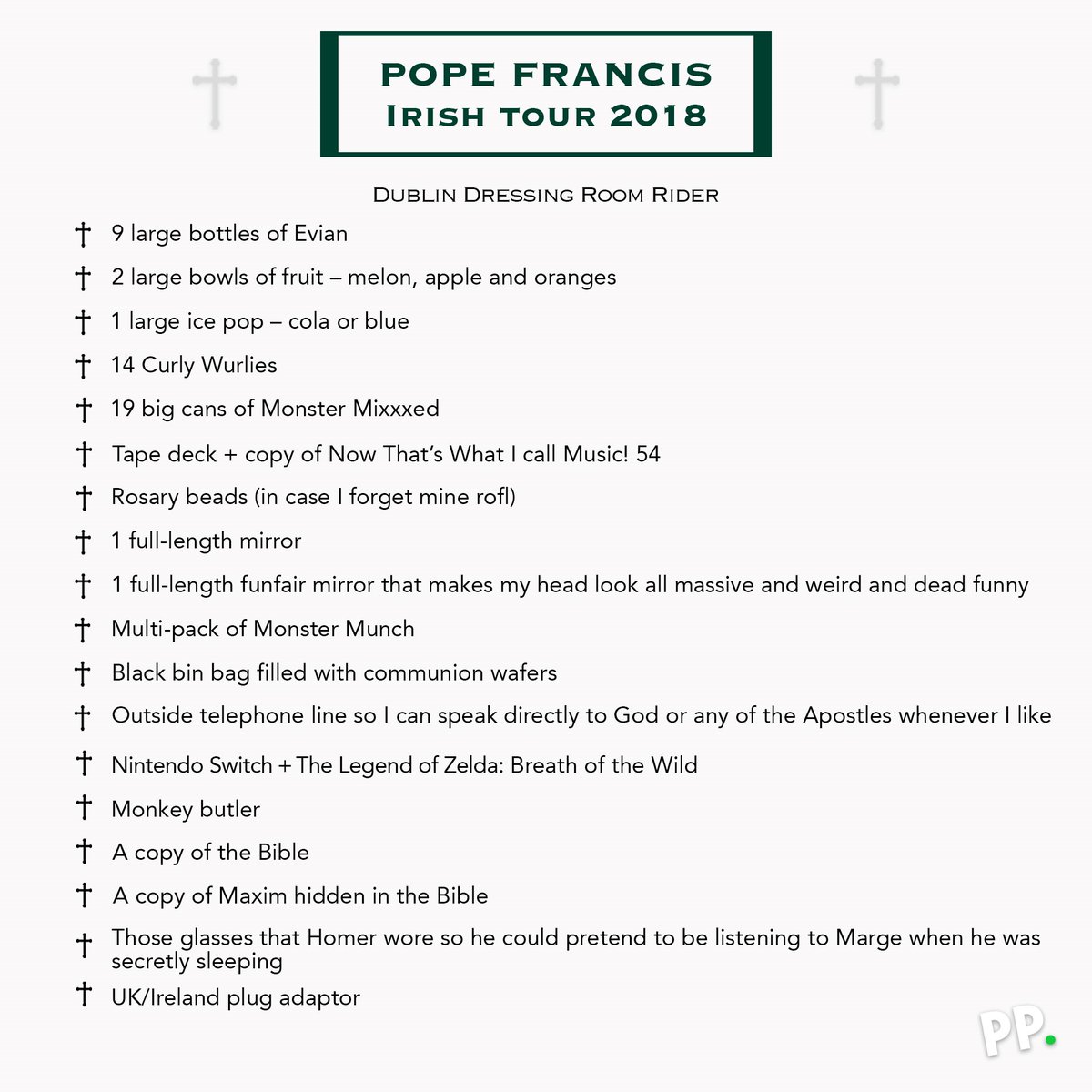 Paddy Power disrespecting Pope Francis and the many Irish people who ...